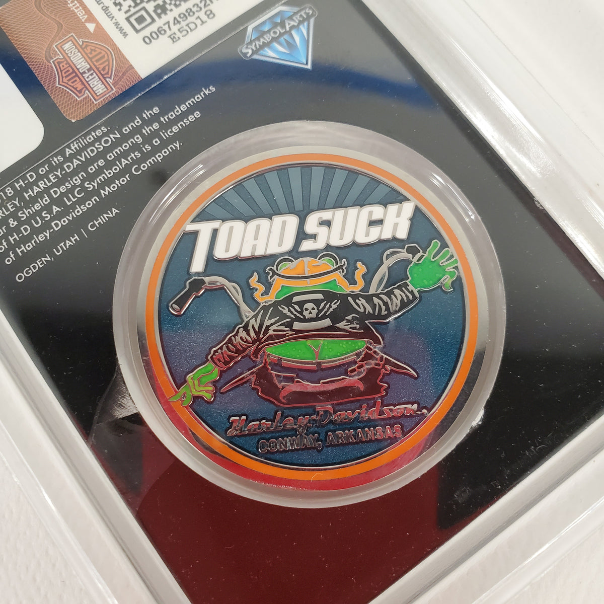 TSH-D Collectible Challenge Coin – Toad Suck H-D